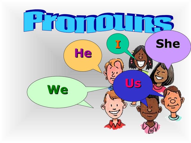 Pronouns (grade 4) | PPTX