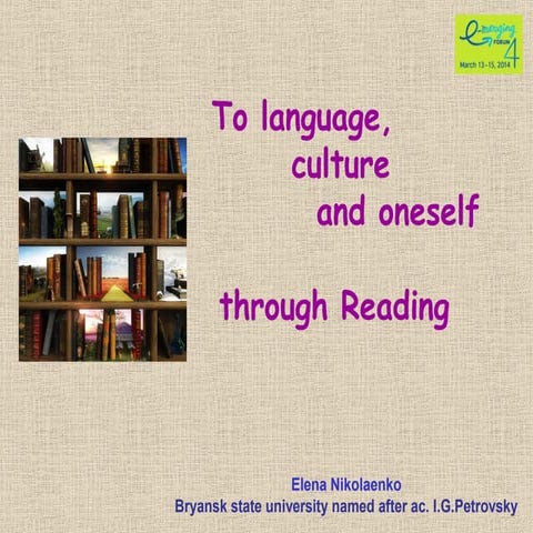 English reading class | PPT