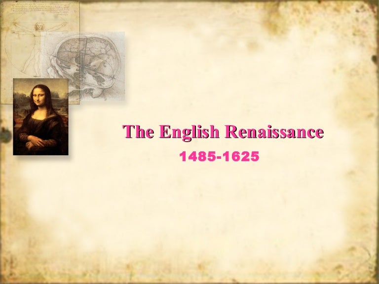 English Renaissance
