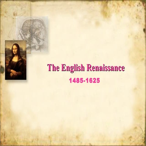 English Renaissance | PPT