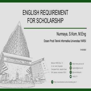 English Requirement For Scholarship.pptx | Free Download