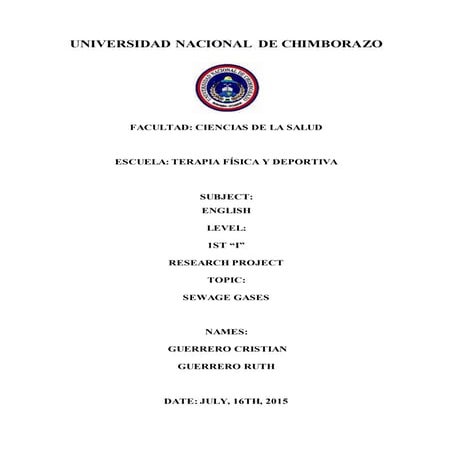 English research project | PDF