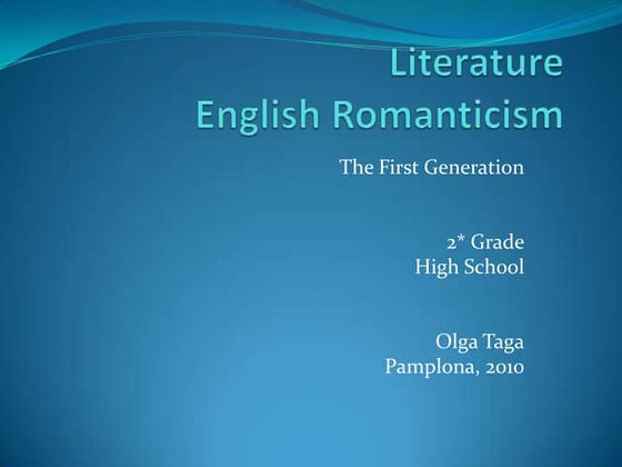 Romanticism | PPT