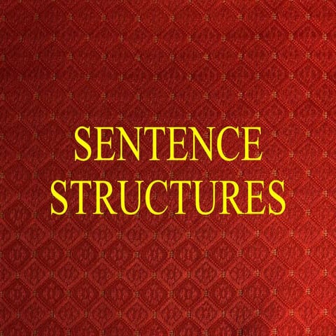 English Sentence Structures.ppt