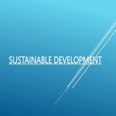Environmental sustainability ppt | PPTX