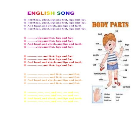 English song | DOCX
