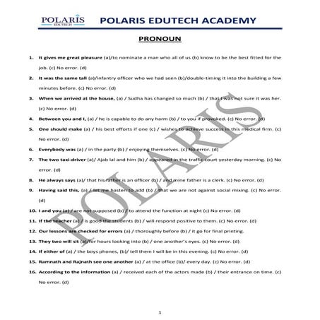 English study materials | PDF