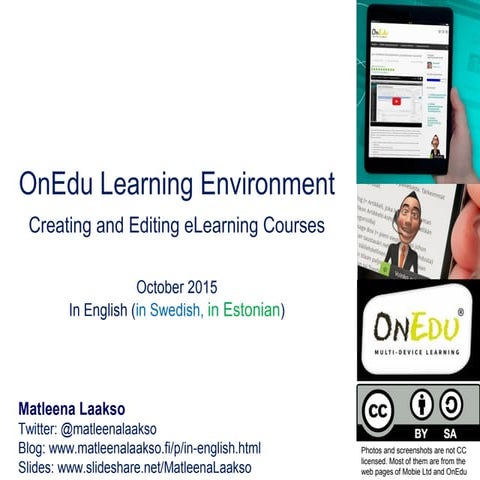 OnEdu Learning Environment | PPT