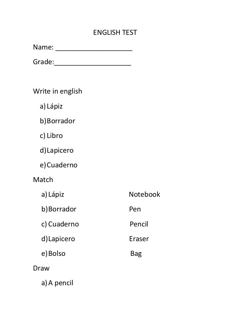 English Test english-test