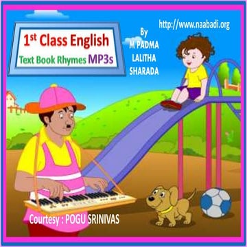 English text book songs for First Class | PPTX