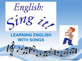 Using Songs in the English Classroom | PPT