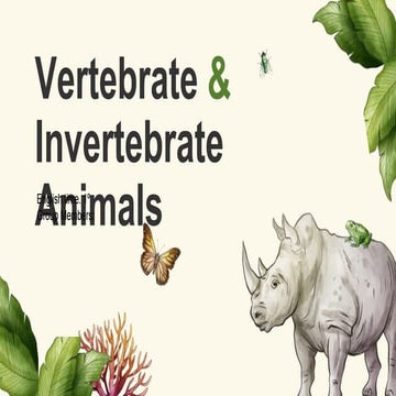 ENGLISH TIME_ Vertebrate and Invertebrate Animals.pptx