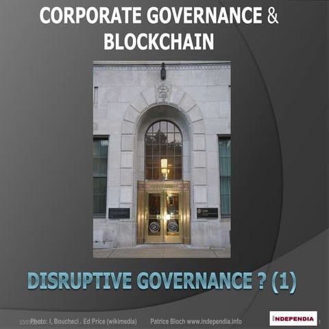 Corporate Governance and Blockchain (1) | PPTX