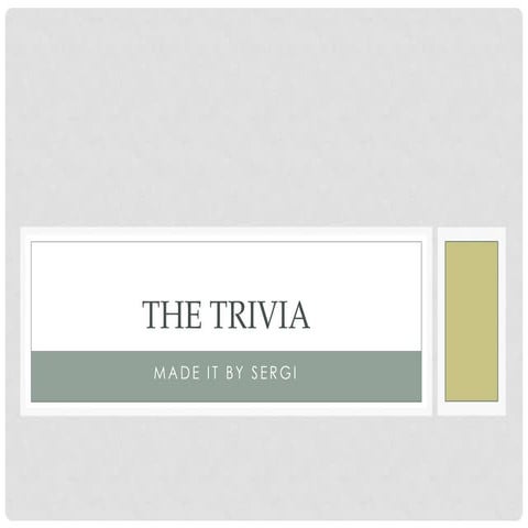 English trivial | PPTX