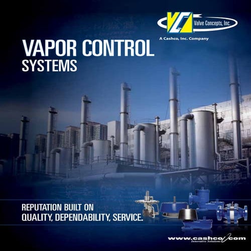 Vapour Control Systems - Cashco Products | PDF
