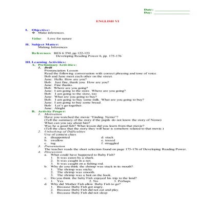 English vi 4th grading | DOCX