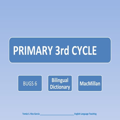 English vocabulary 6th primary | ODP