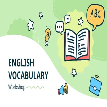 English Vocabulary Workshop Green variant.pptx