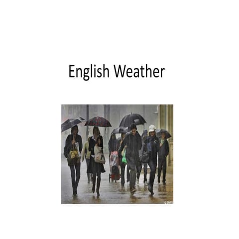 English weather | PPTX