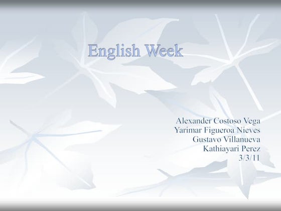 Quality English School - English Summer Camp 01 | PPT