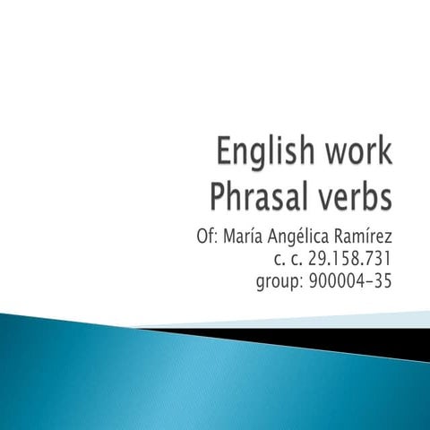 English work | PPT