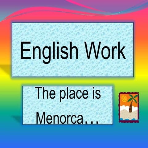 English work Lucía | PPTX