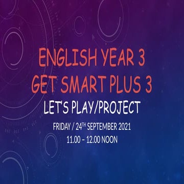 ENGLISH YEAR 3 Get Smart Plus 3 Lesson 6 | PPT