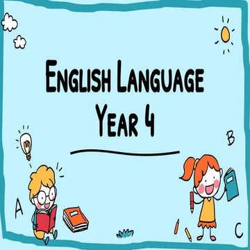 English year 4 (module 1) | PDF