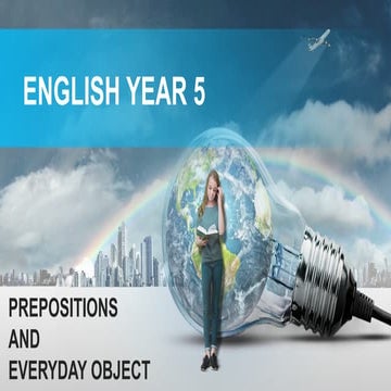English Year 5 Lesson for year Five Pupils | PPTX