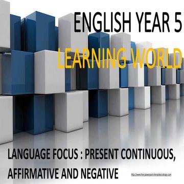 ENGLISH YEAR 5 presentation for englsih subject | PPTX