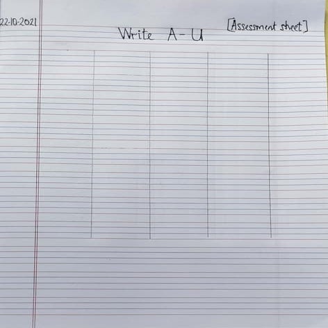 Eng lkg assessment sheet | PDF