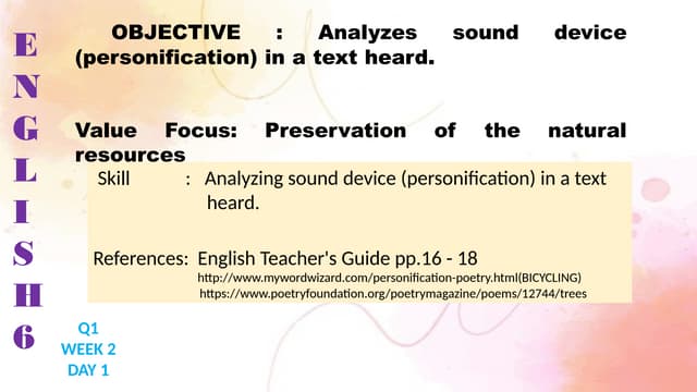 Personification | PPTX