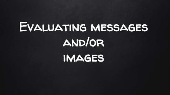 Evaluating messages and images.pptx | Internet for Beginners | Internet