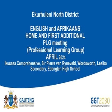 ENG PLG term 2 meeting 2024.pptx. Education Department | PPTX