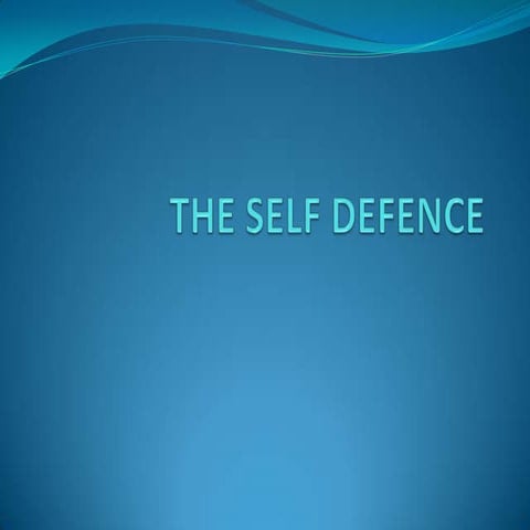 The self defence | PPTX