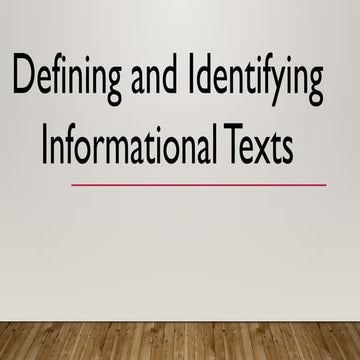 Different types of informational text | PPTX