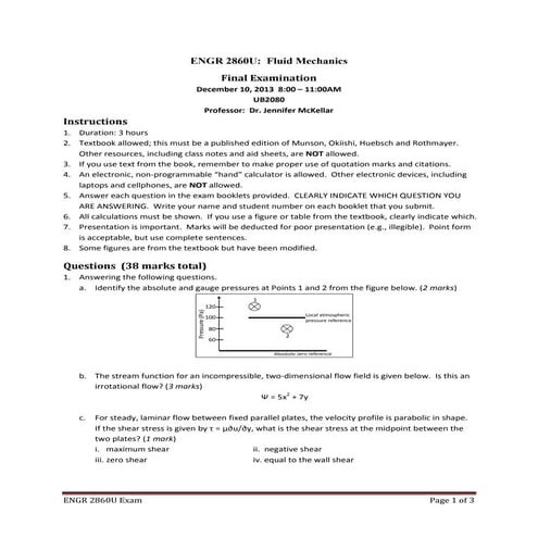 Engr 2860 u exam final 9dec13 | PDF