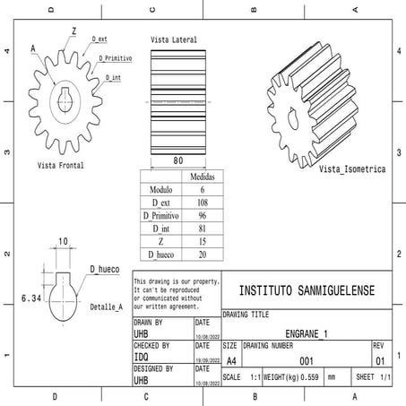 Plano de Engrane | PPT