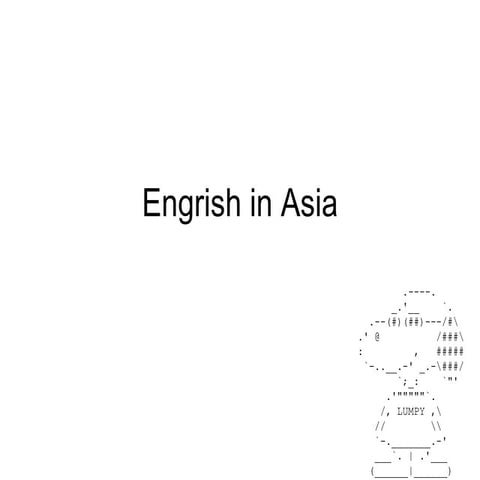 Engrish According to Asia | PPS