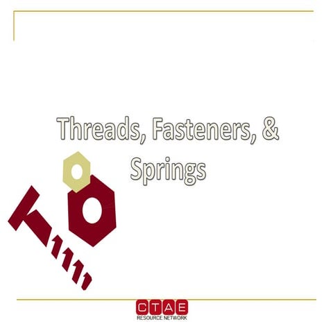 Engr ma 4_threads&fasteners_powerpoint | PPT