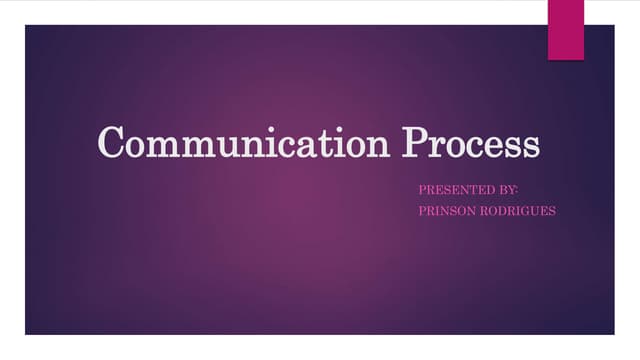 Fundamental of communication | PPT