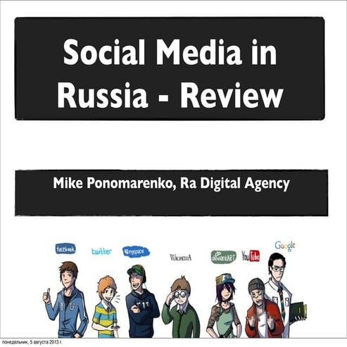 Social Media in Russia Short Review | PPT
