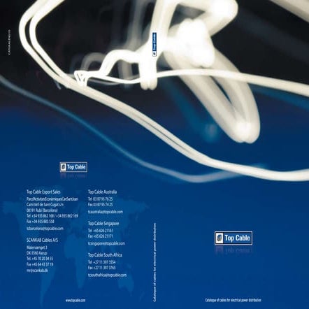 Top Cable General Catalogue English | PDF