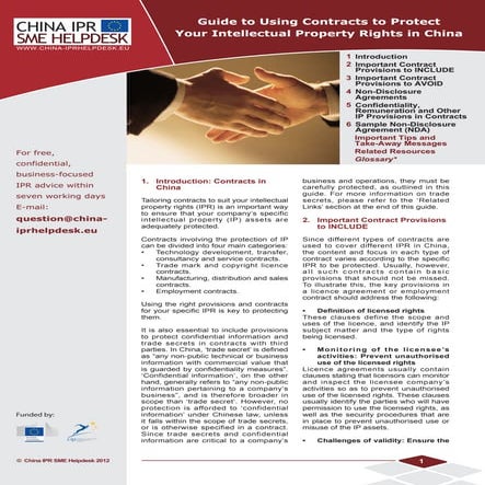Protect Your IPR in CHINA | PDF