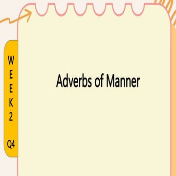 English, Week 2, Quarter 4, Grade 3, Day 1 | PPTX