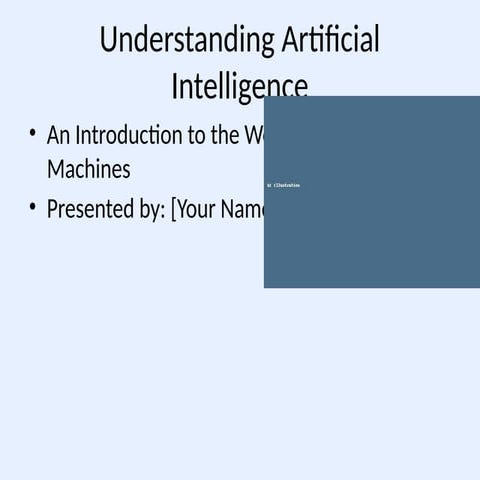 Artificial intelligence ppt for class 10 | PPTX