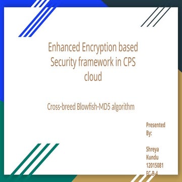 Enhanced Encryption based Security framework in CPS cloud.pptx