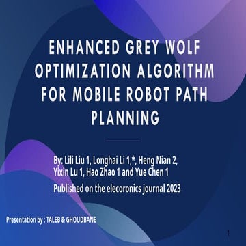Enhanced Grey Wolf Optimization Algorithm for Mobile Robot.pptx