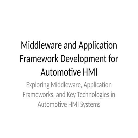 Enhancedmiddlewarehmipresentationpptx Computer Software And