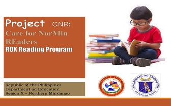 Project proposal for remedial reading; reading project proposal summary
